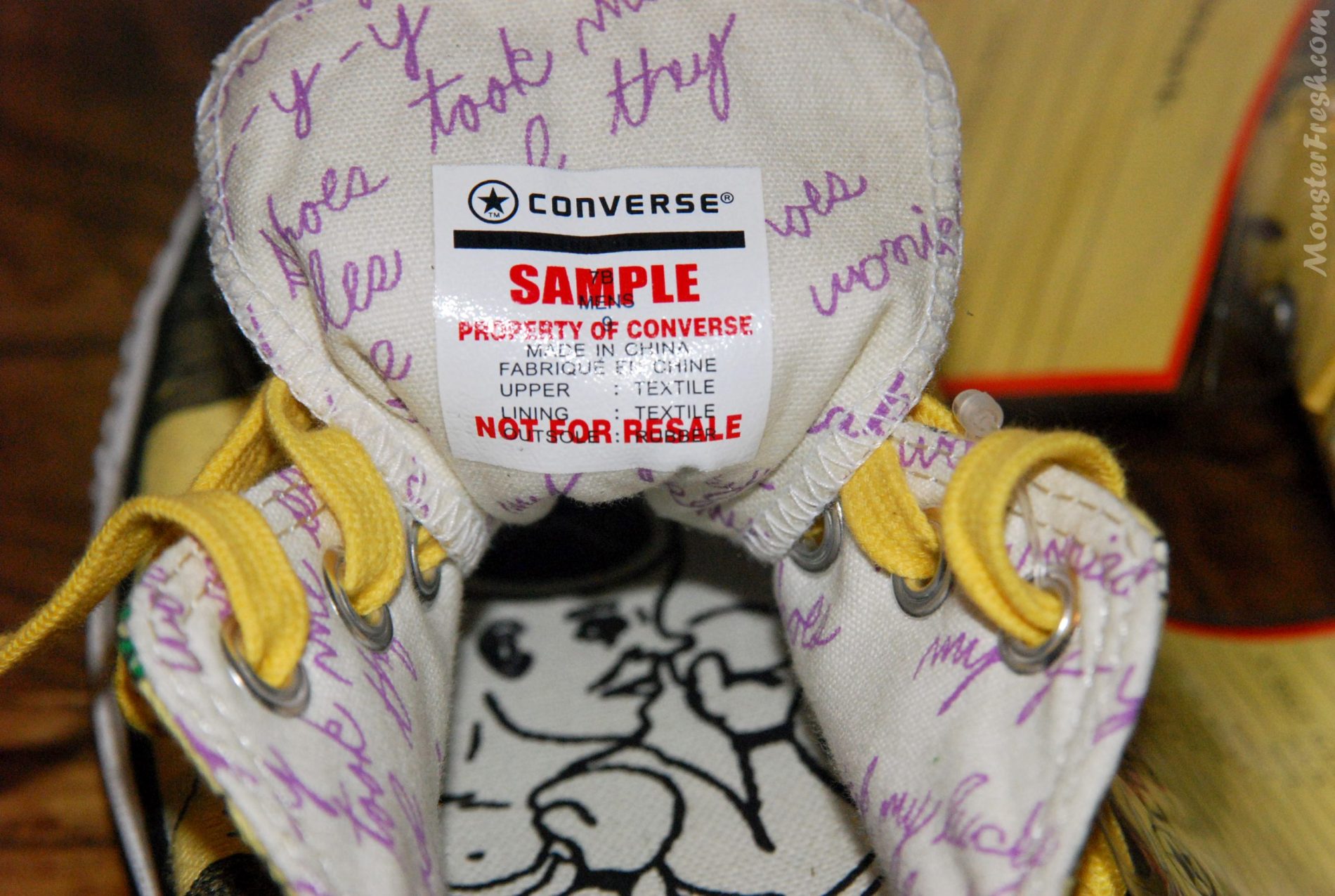 CONTINUED STORY: Unreleased Daniel Johnston Converse All-Stars (part 2 ...
